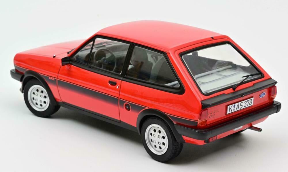 modellbau-klar.de - Norev 182741 Ford Fiesta XR2 1981 rot 1:18 Modellauto